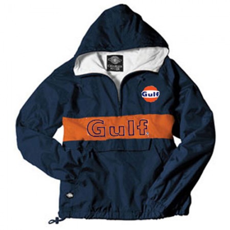 Retro Gulf Racing Team Navy Waterproof Jacket [ AC2412 ] - NewsOnF1 USA ...